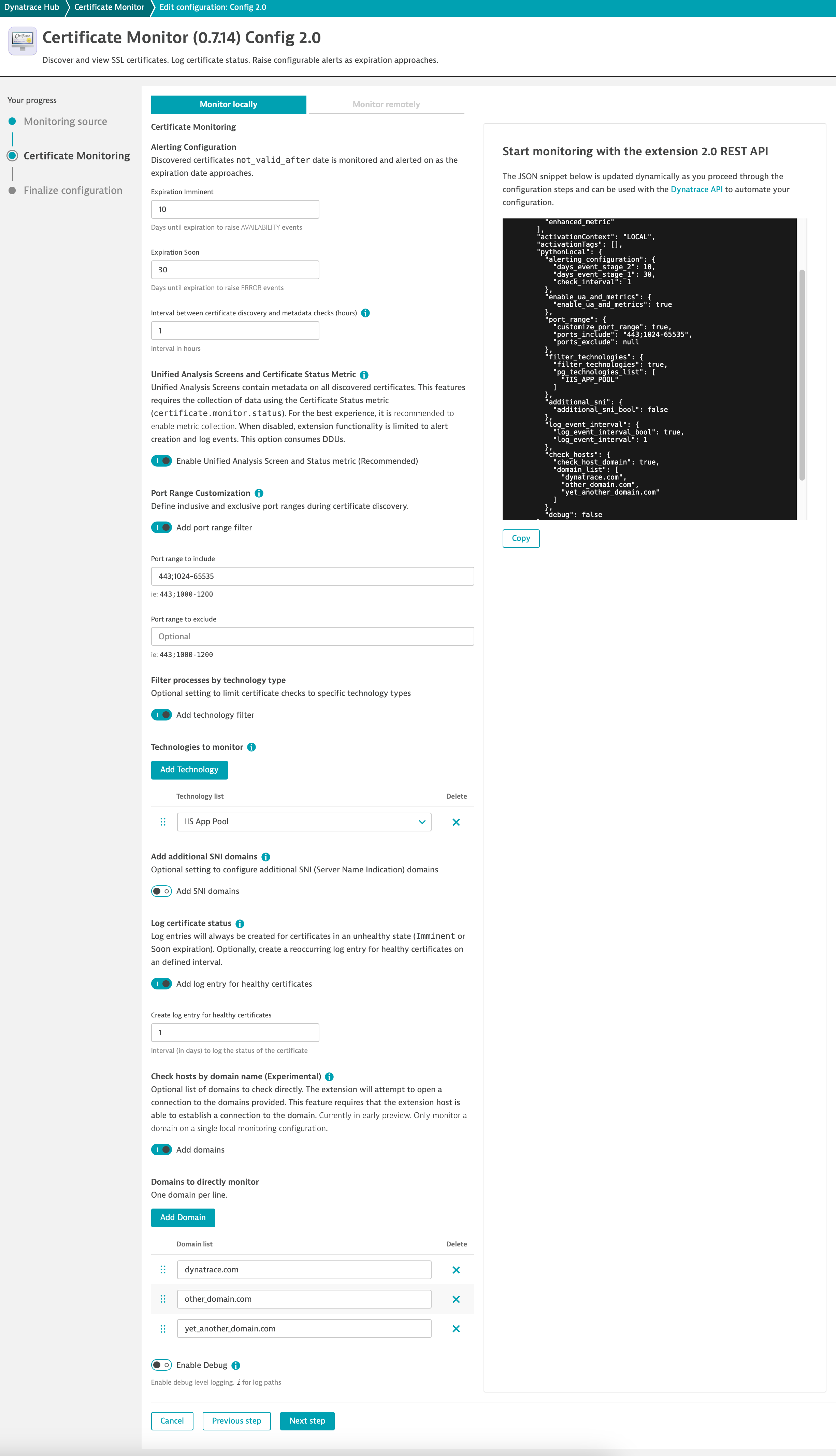 Ssl Certificate Monitor Dynatrace Hub