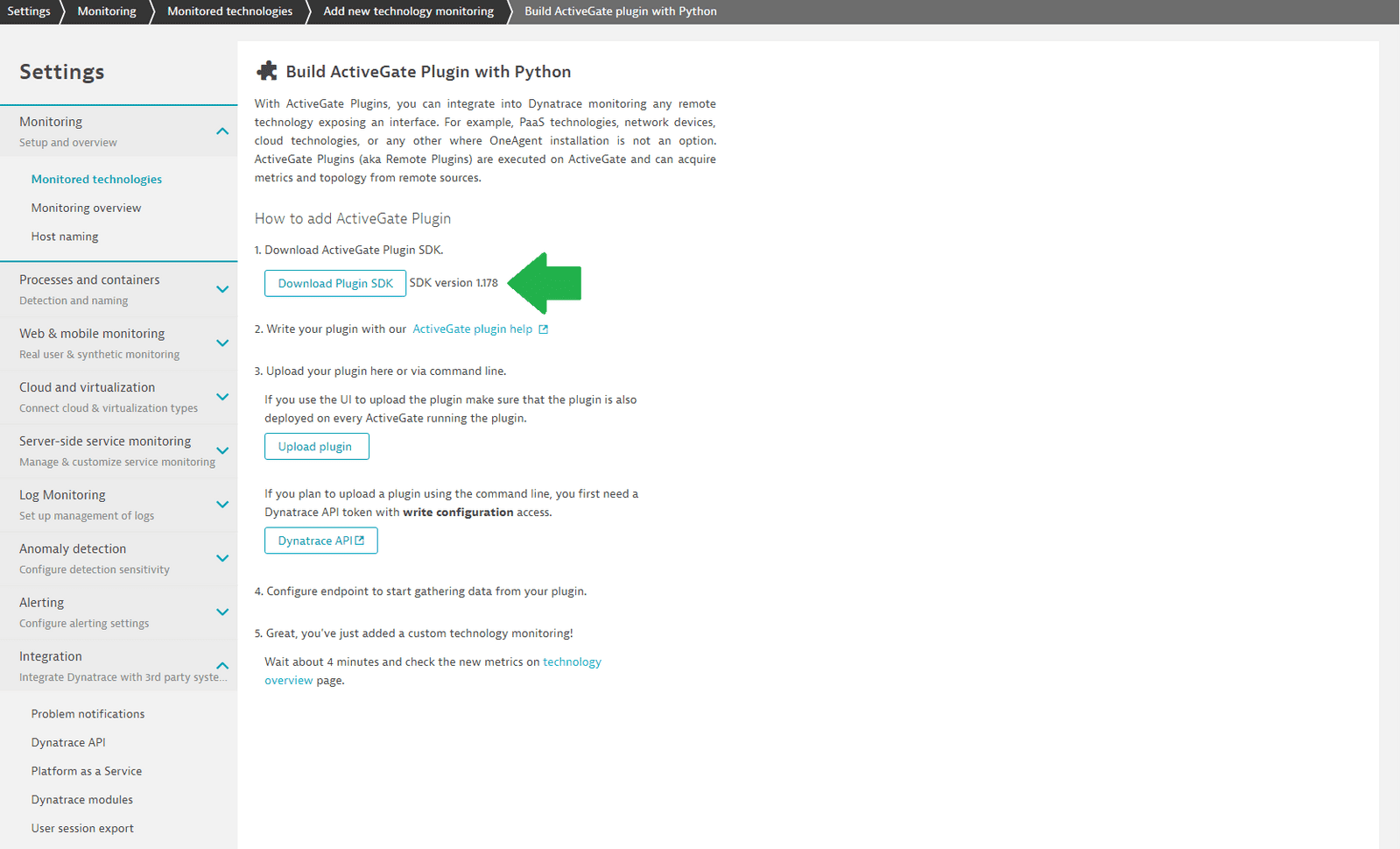ActiveGate extensions tutorial — Dynatrace Docs