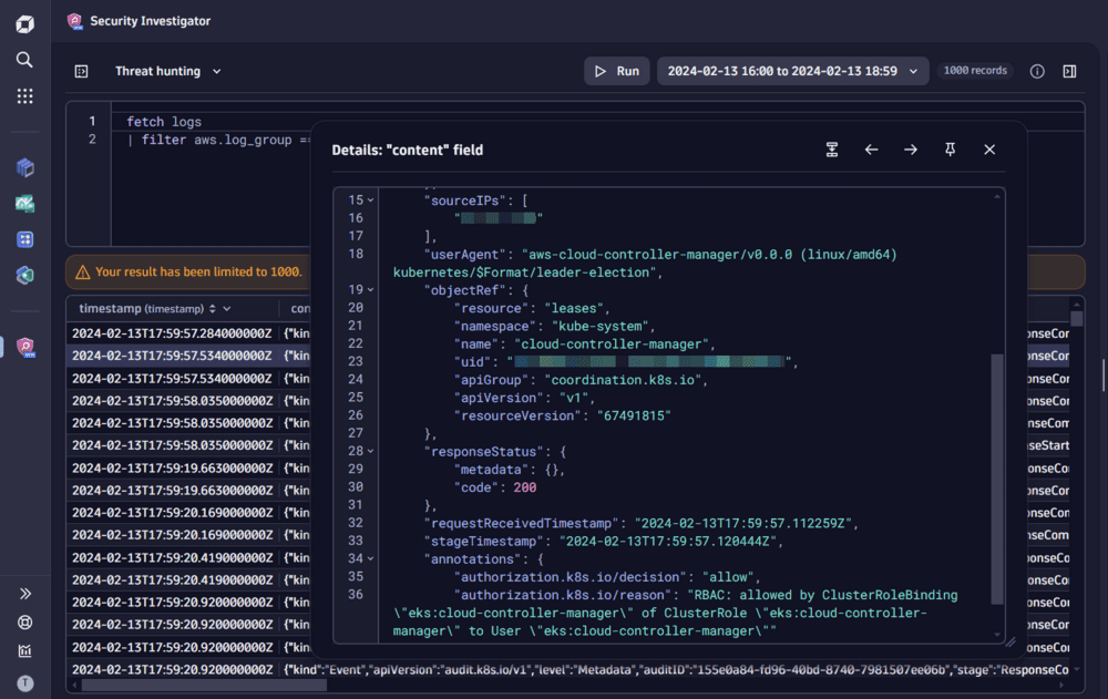 Threat hunting and forensics — Dynatrace Docs