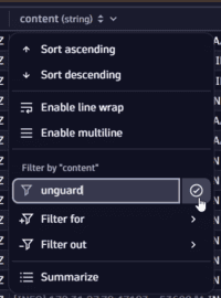 Filter logs — Dynatrace Docs