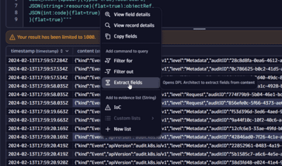 Extract fields with DPL Architect — Dynatrace Docs