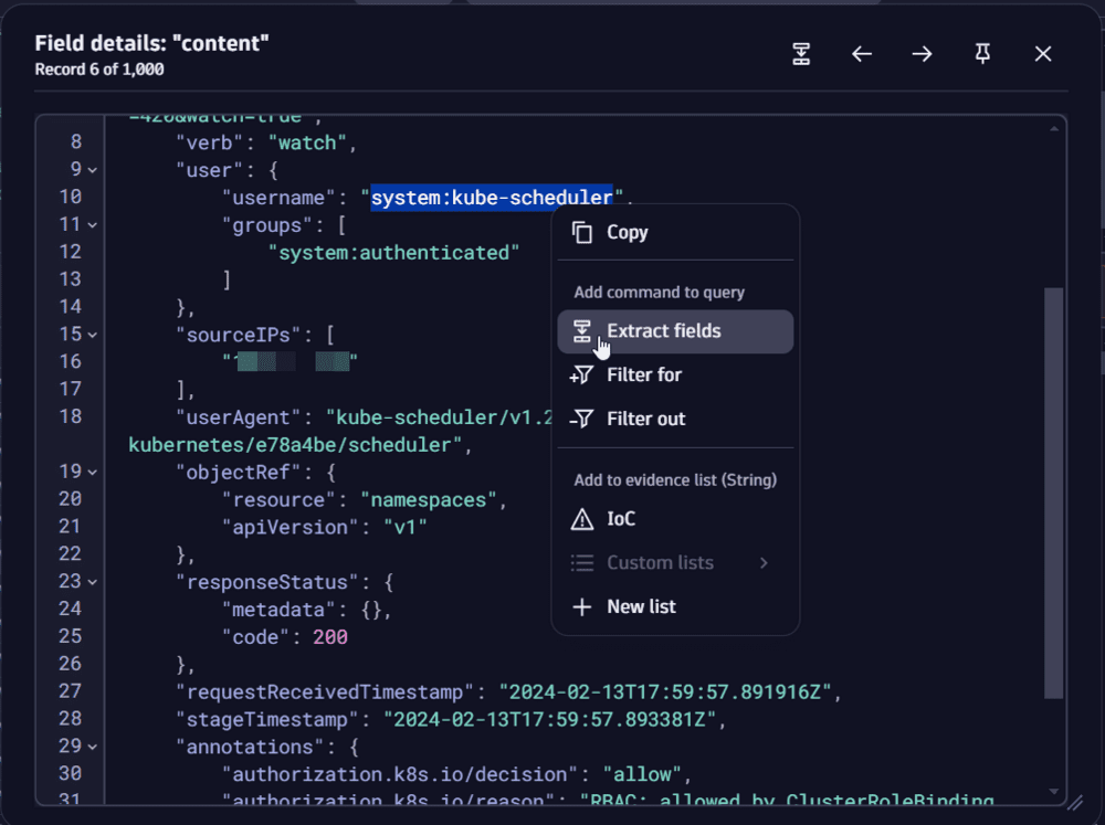Extract fields with DPL Architect — Dynatrace Docs