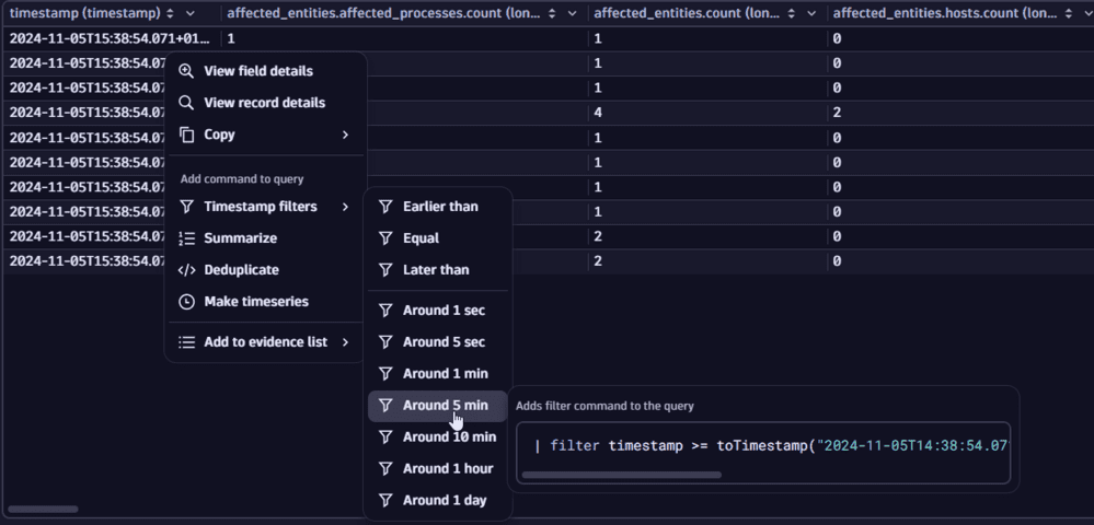 Filter logs — Dynatrace Docs