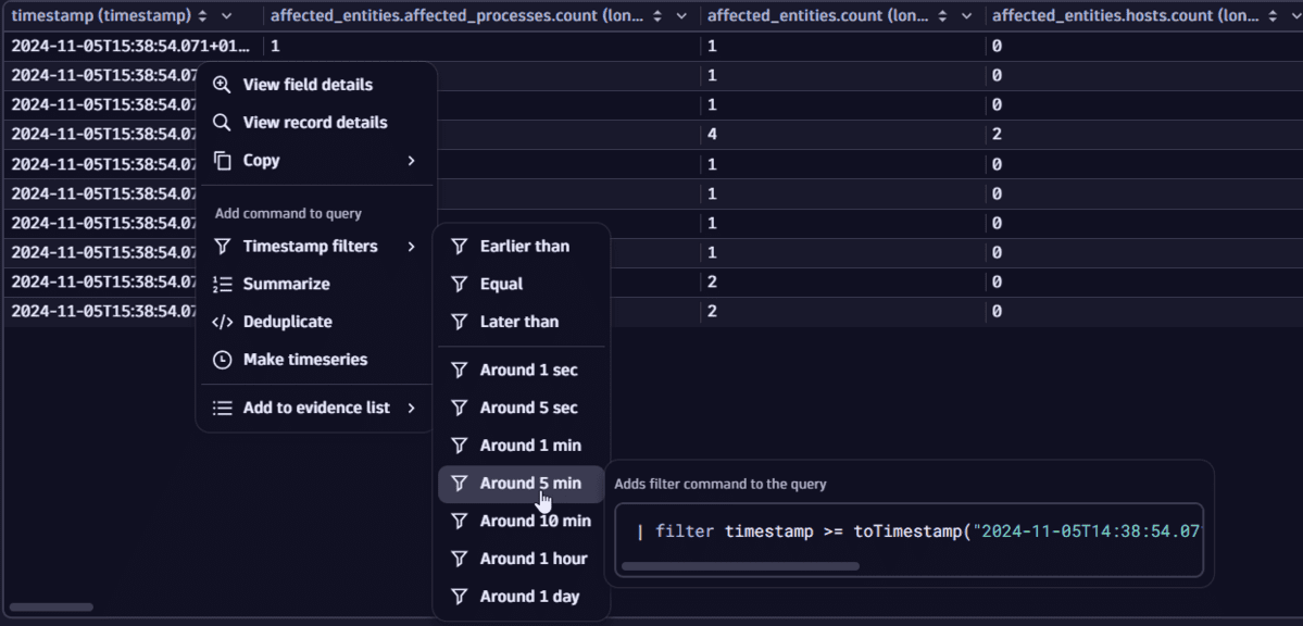 Filter logs — Dynatrace Docs