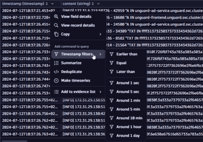 Filter logs — Dynatrace Docs