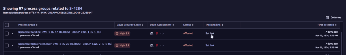 Address remediation — Dynatrace Docs
