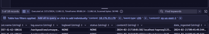 Filter logs — Dynatrace Docs