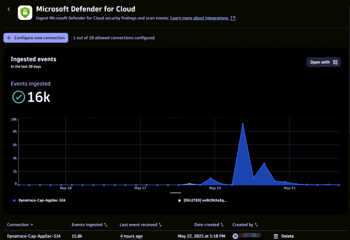 Ingest Microsoft Defender for Cloud security events — Dynatrace Docs