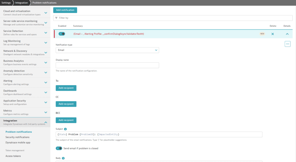 Upgrade guide – Alert Notification — Dynatrace Docs
