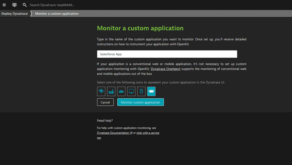 Salesforce Insights — Dynatrace Docs