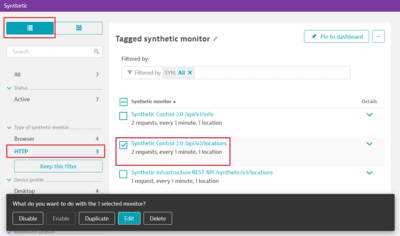 Create an HTTP monitor (classic) — Dynatrace Docs