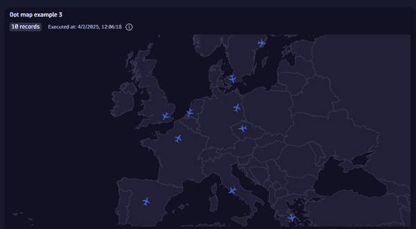 Dot map visualization — Dynatrace Docs