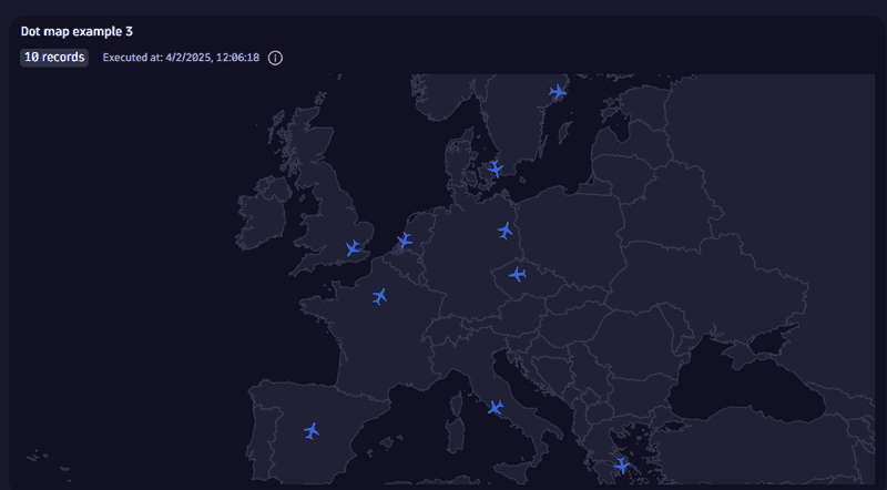 Dot map visualization — Dynatrace Docs