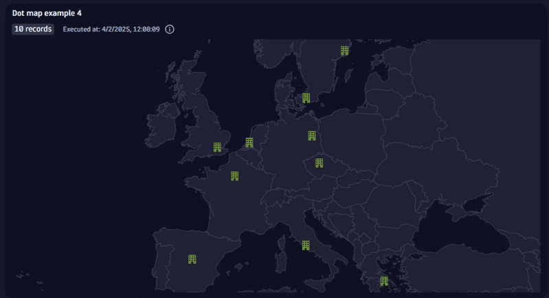 Dot map visualization — Dynatrace Docs