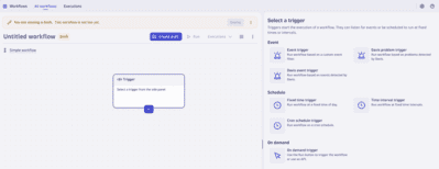Workflows quick start guide — Dynatrace Docs