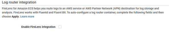 AWS Fargate log integration on ECS and EKS — Dynatrace Docs