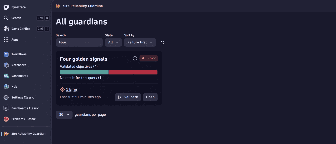 Automate release validation — Dynatrace Docs