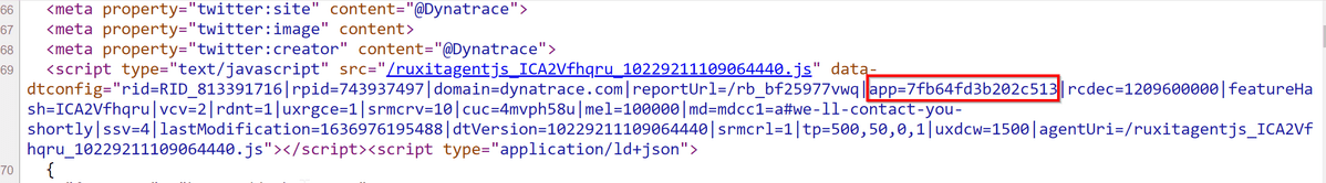 Define applications for Real User Monitoring — Dynatrace Docs