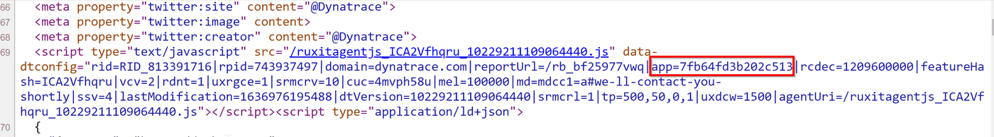 Define applications for Real User Monitoring — Dynatrace Docs