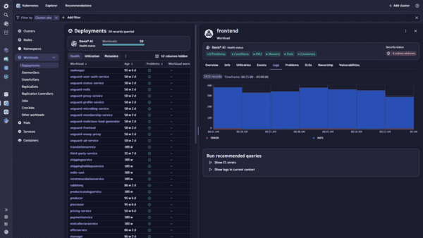 Use logs in context to troubleshoot issues — Dynatrace Docs