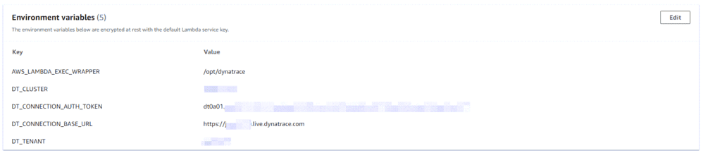 Trace Lambda functions — Dynatrace Docs