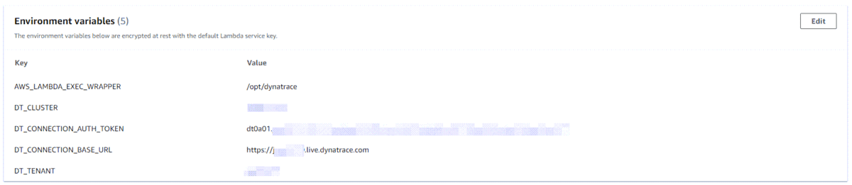 Trace Lambda functions — Dynatrace Docs