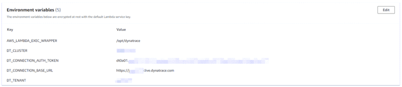 Trace Lambda functions — Dynatrace Docs