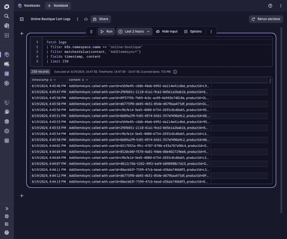 Parse Log Lines And Extract A Metric — Dynatrace Docs