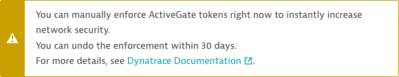 ActiveGate security — Dynatrace Docs