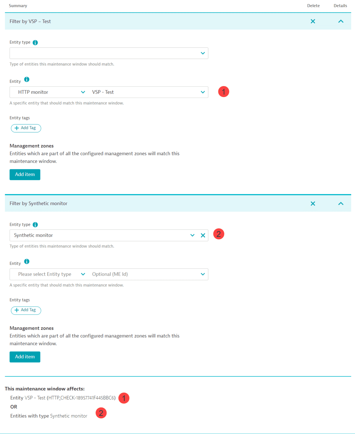 How to define a maintenance window — Dynatrace Docs