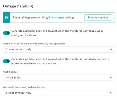 Configure HTTP monitors (classic) — Dynatrace Docs