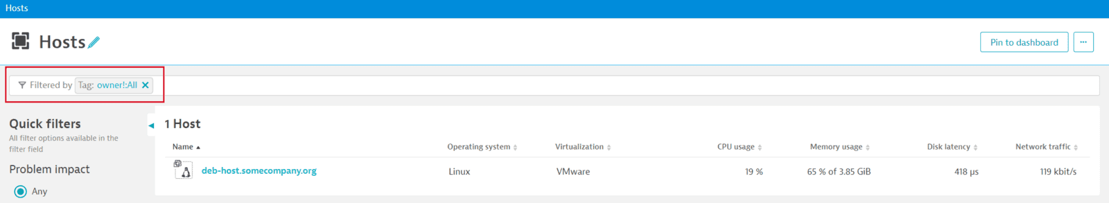 Assign ownership teams to monitored entities — Dynatrace Docs