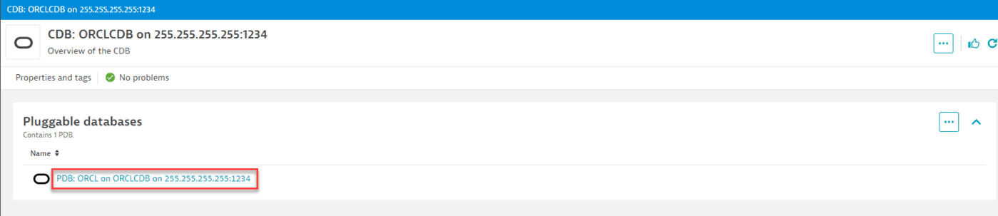 Oracle Database monitoring configuration — Dynatrace Docs