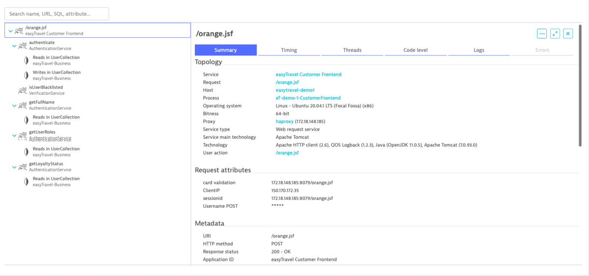 Get Started With Distributed Traces — Dynatrace Docs