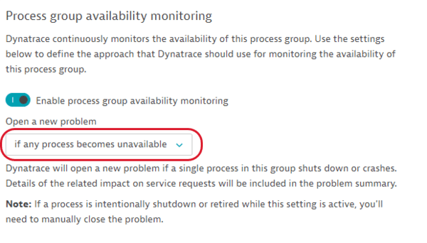 Process Groups Anomaly Detection Api Put Configuration — Dynatrace Docs