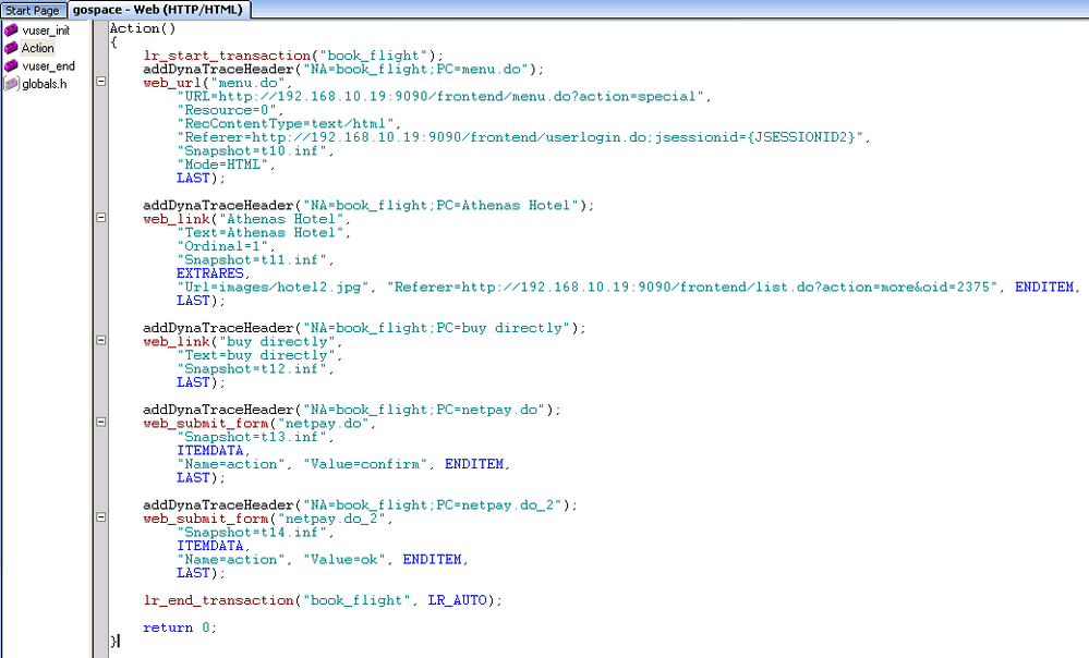 Loadrunner Integration Appmon Documentation
