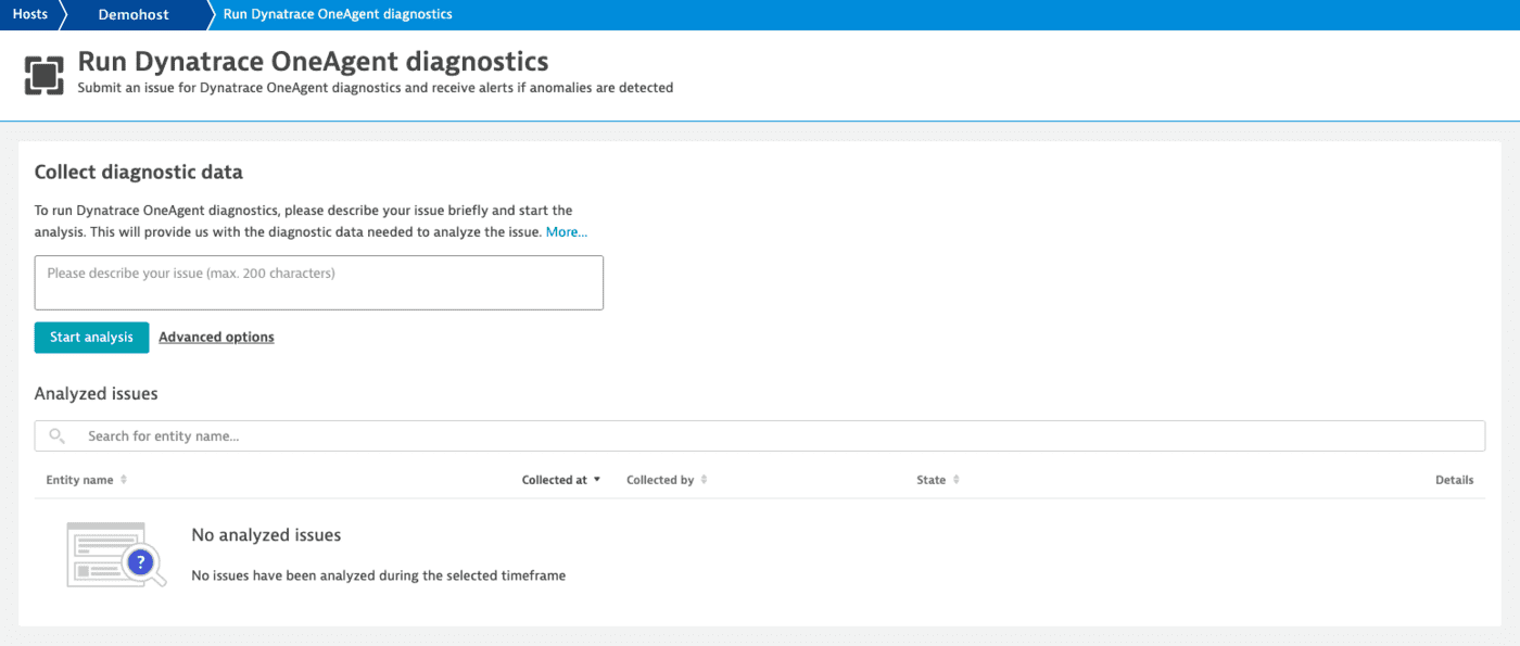 OneAgent diagnostics — Dynatrace Docs