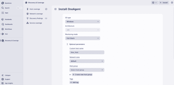 Install OneAgent on a server — Dynatrace Docs