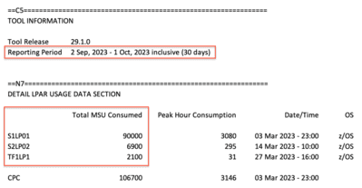 Calculate your consumption of Mainframe Monitoring (DPS) — Dynatrace Docs