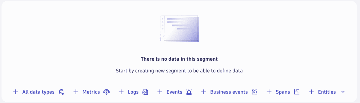Include data in segments — Dynatrace Docs