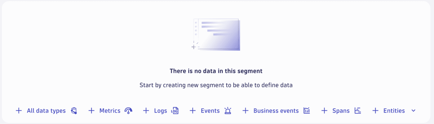 Include data in segments — Dynatrace Docs