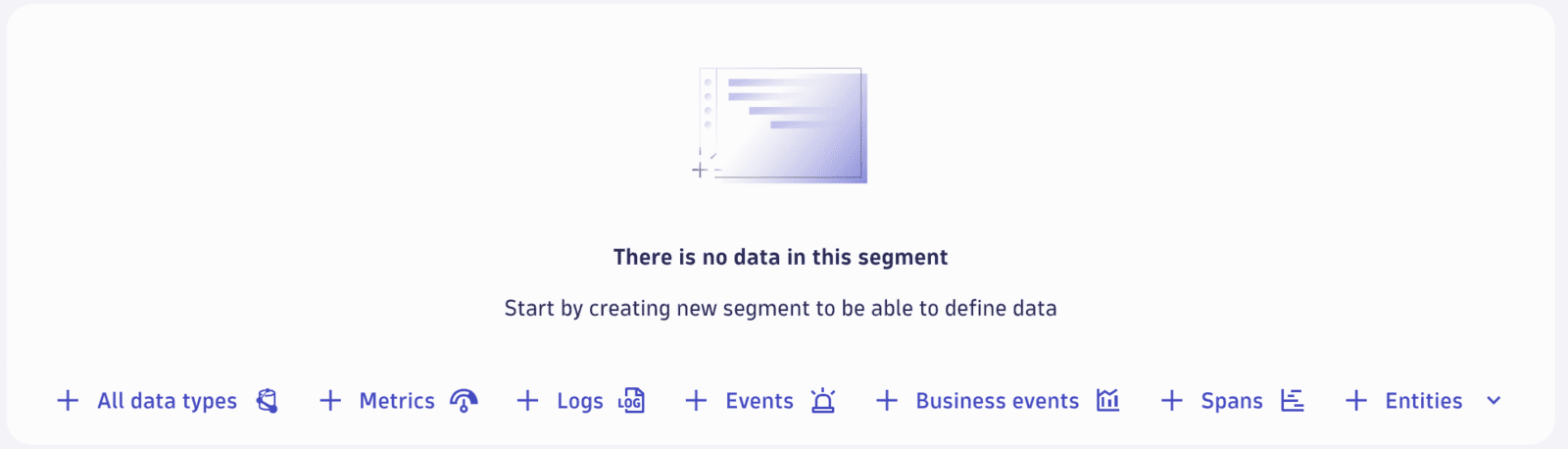 Include data in segments — Dynatrace Docs