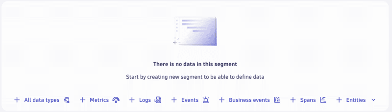 Include data in segments — Dynatrace Docs