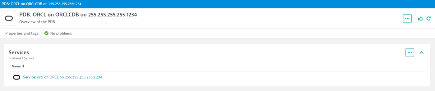 Oracle Database monitoring configuration — Dynatrace Docs