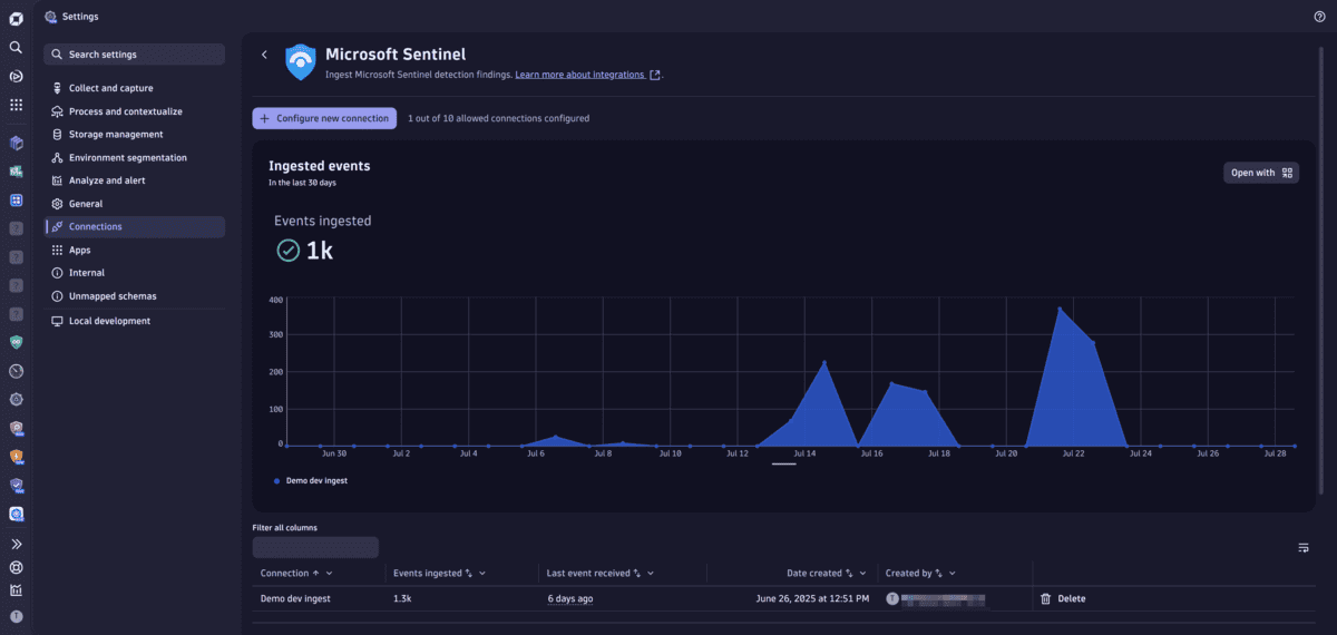 Ingest Microsoft Sentinel security events — Dynatrace Docs