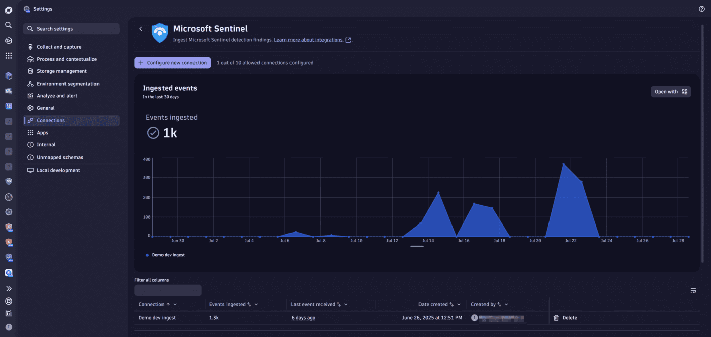 Ingest Microsoft Sentinel security events — Dynatrace Docs