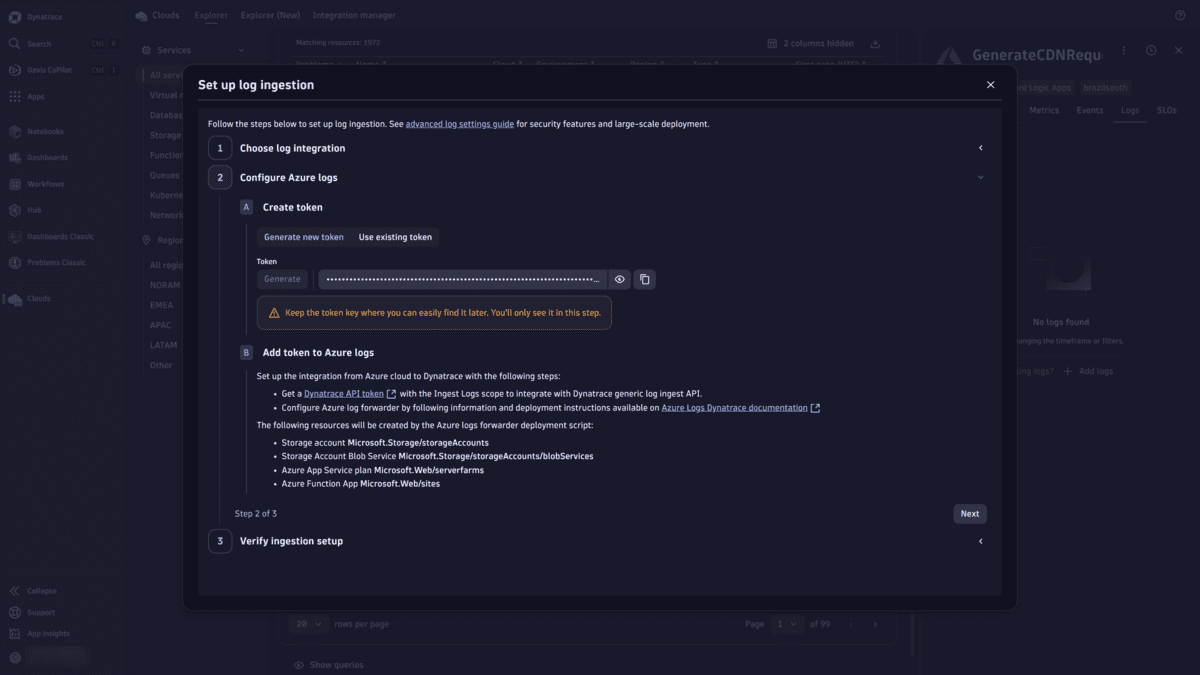 Log onboarding flow in Dynatrace Platform — Dynatrace Docs