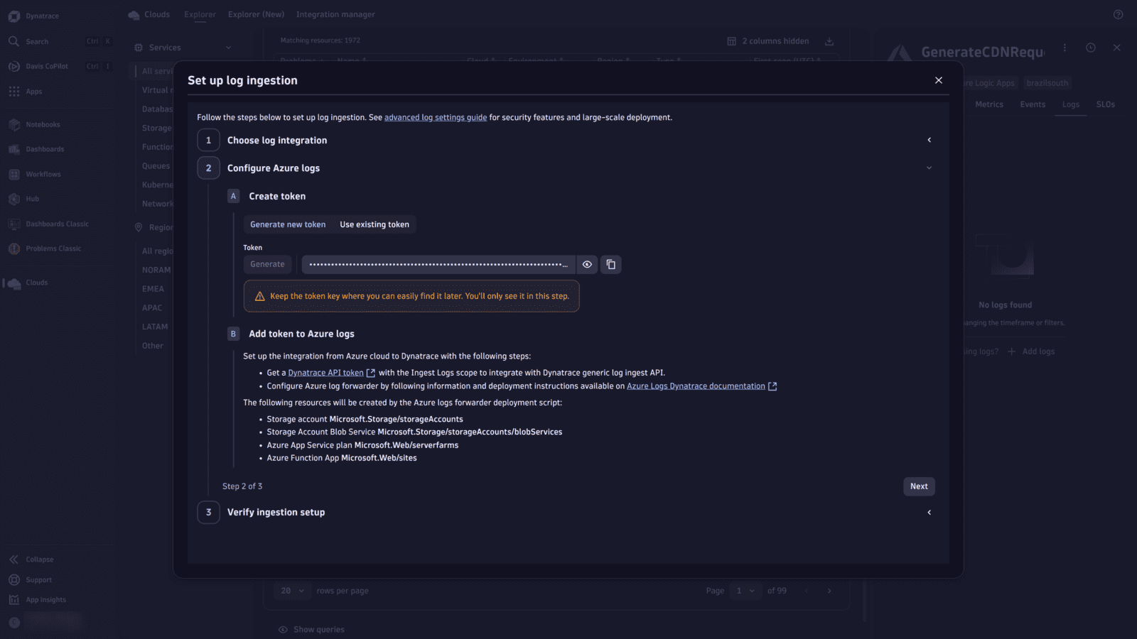 Log onboarding flow in Dynatrace Platform — Dynatrace Docs