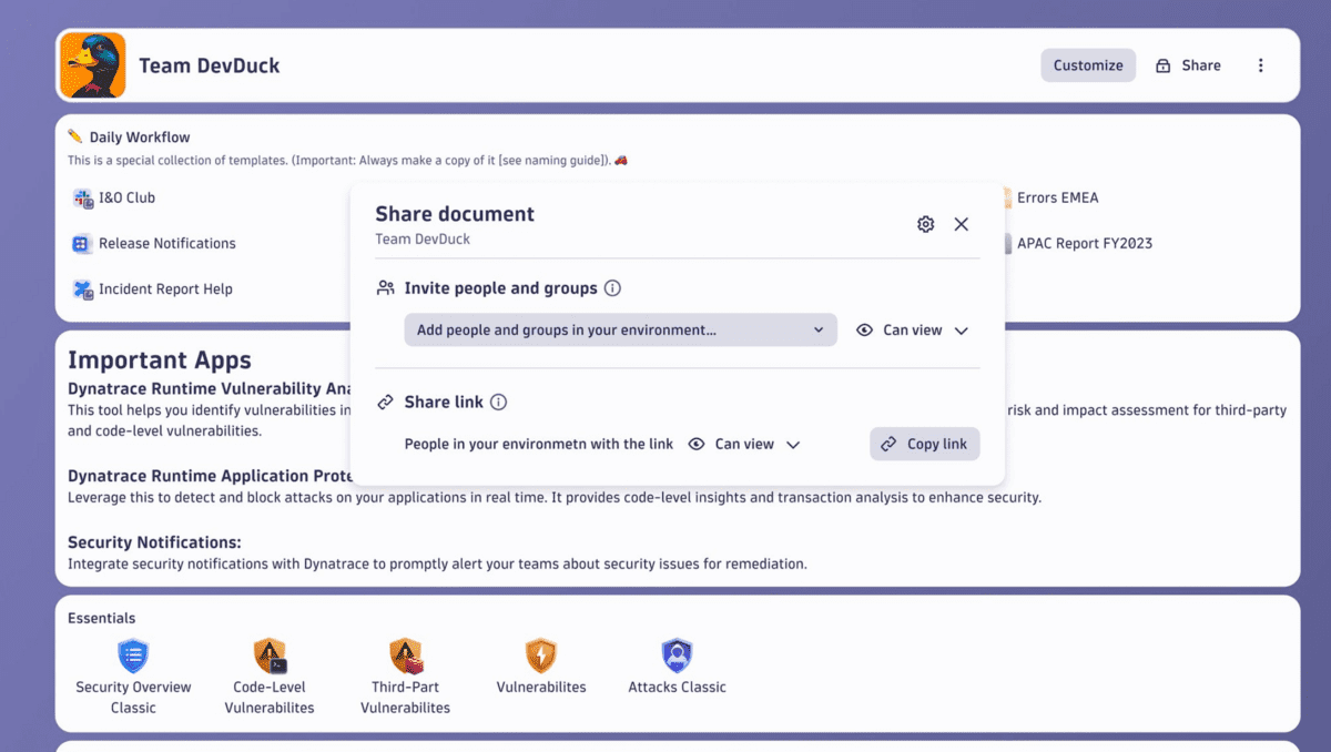 Launchpads — Dynatrace Docs