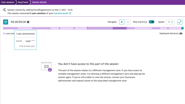 Configure Session Replay For Web Applications — Dynatrace Docs